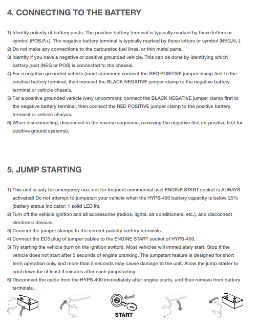 Hyundai HYPS400 Portable Power Bank And Jump Starter Guide – Genpower