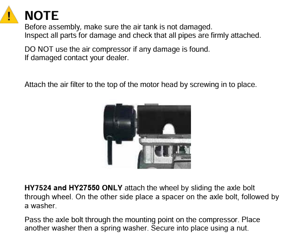Hyundai Air Compressor HY5508, HY7524, HY27550 – Genpower