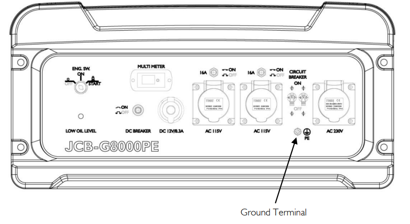 JCB-G8000PE -Starting, stopping and troubleshooting guide – Genpower